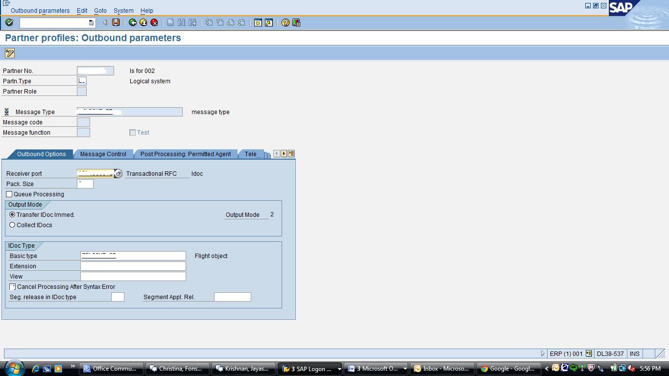 Sapandedi We20 Creatingmodifying Partner Profiles For Idocs