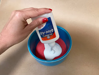 Leaving the Ivory Tower : Glue and Sand Bowl Craft