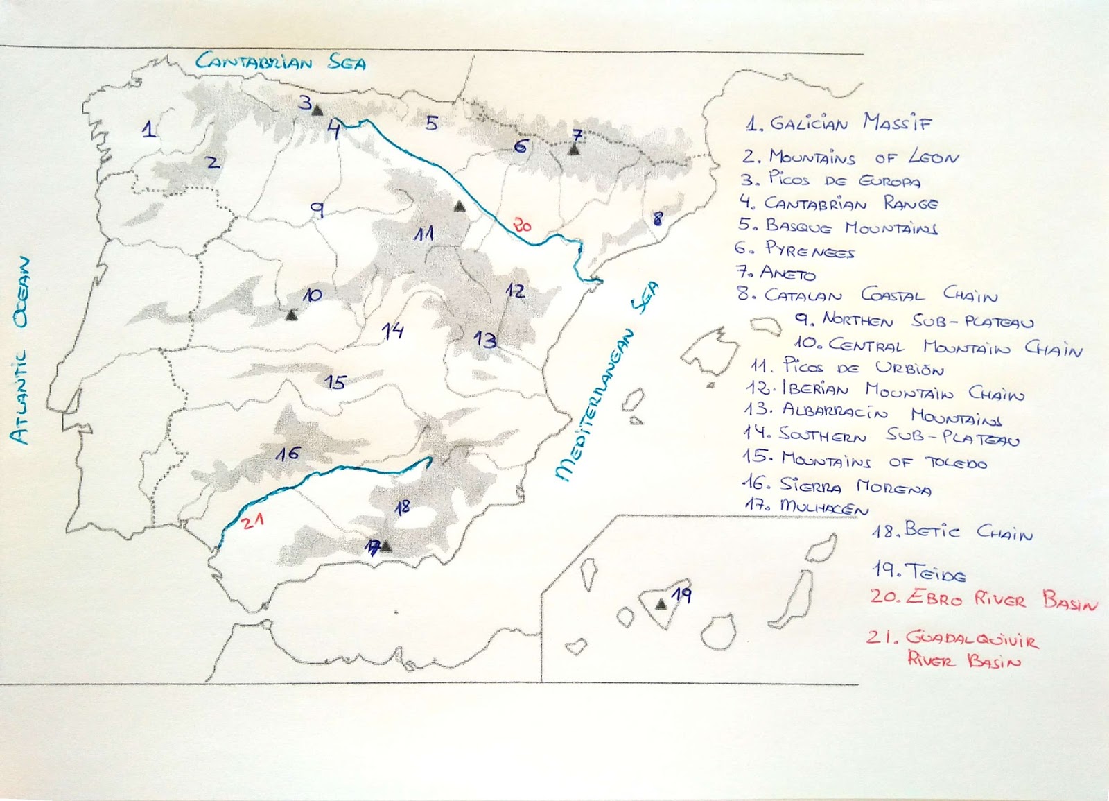 CeipToursScience6: UNIT 1 SOCIAL SCIENCE: THE RELIEF OF SPAIN