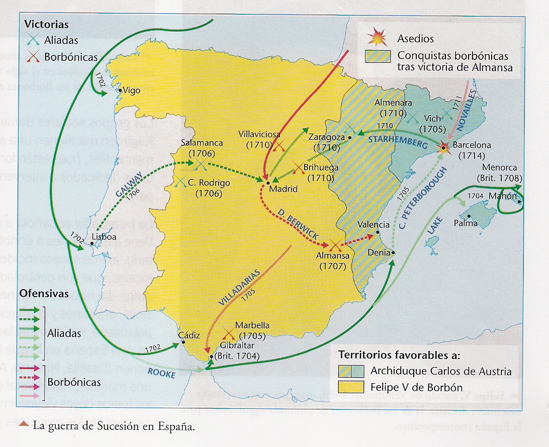 HISTORIA ESPAÑA IES VENANCIO BLANCO: LA GUERRA DE SUCESIÓN ESPAÑOLA ...