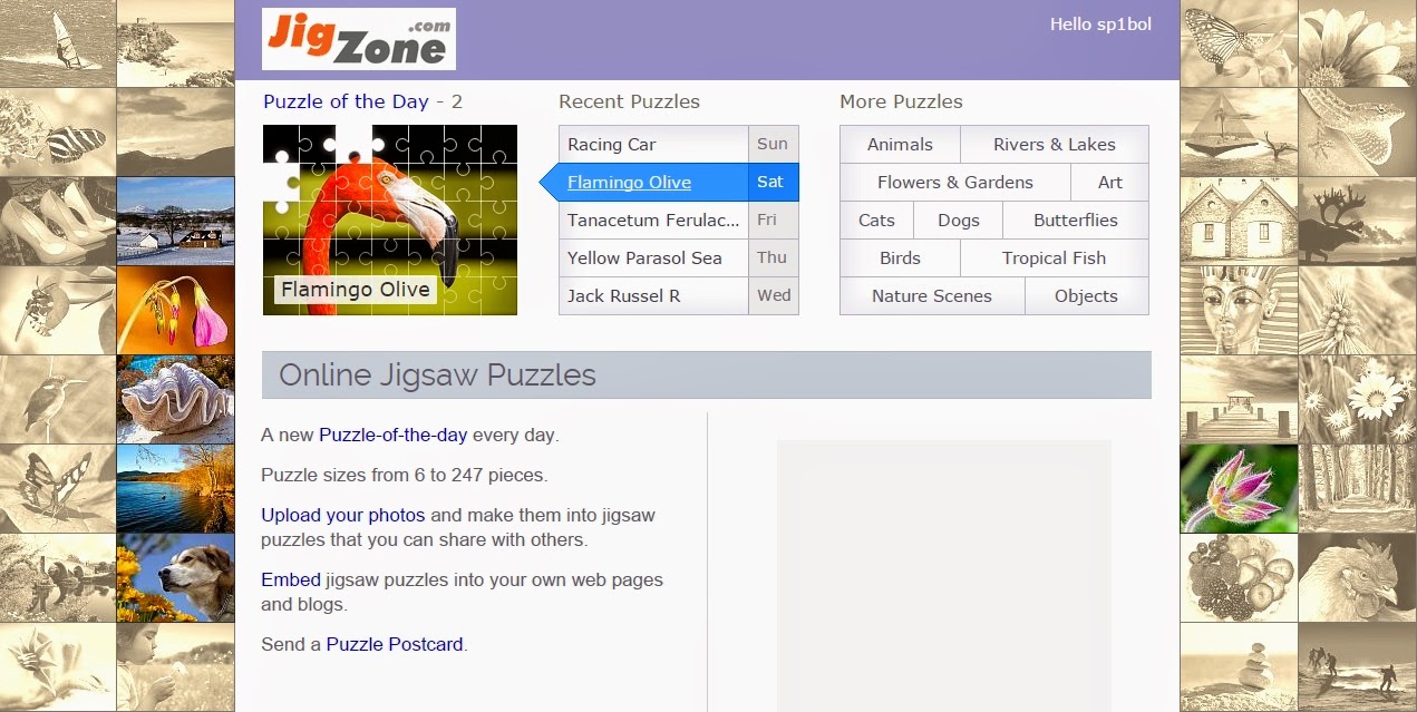 Narzędzia i aplikacje internetowe: JigZone
