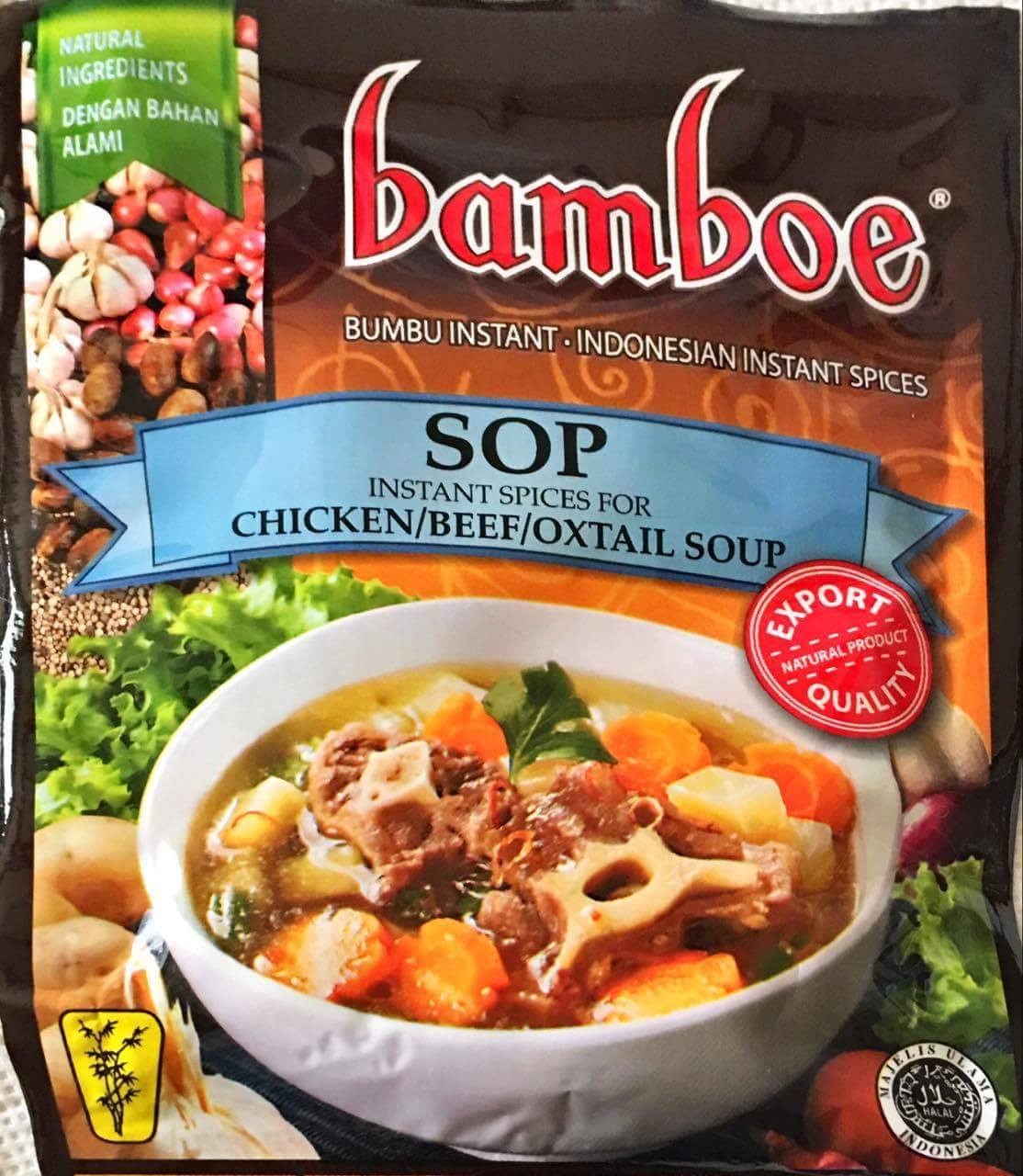 Bumbu Instant Bamboe SOP - Kukino's Warung Indonesia