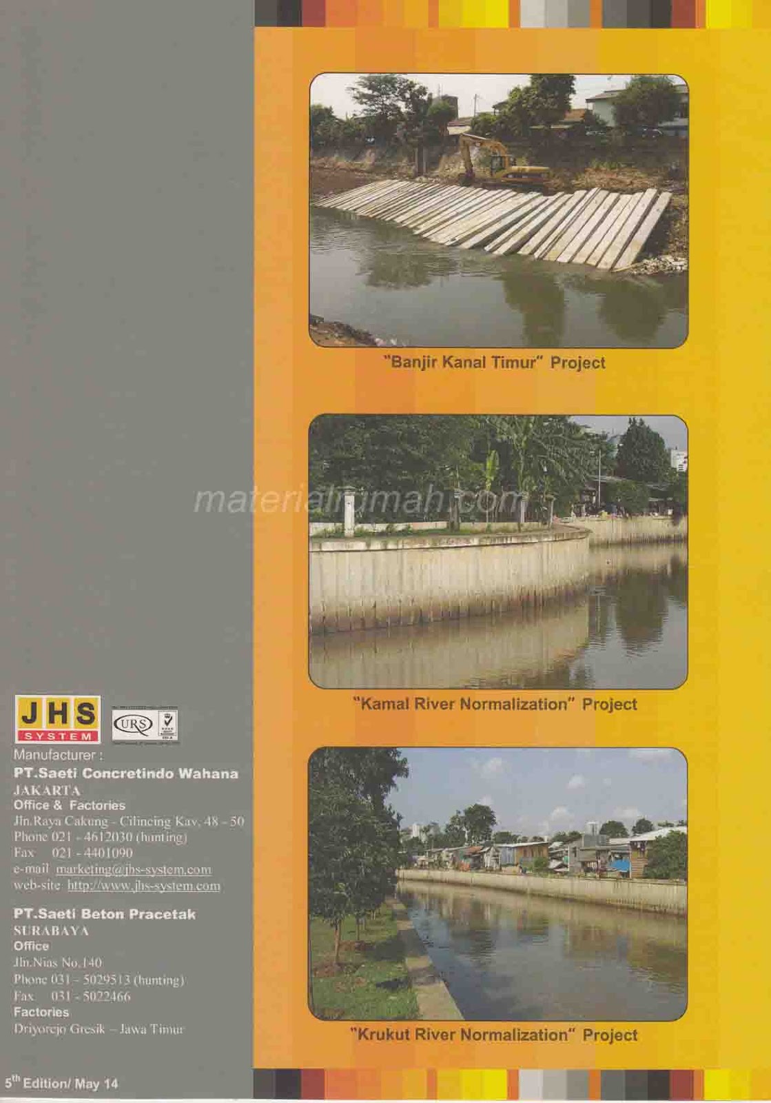 PC Flat Sheet Pile JHS - RumahMaterial1