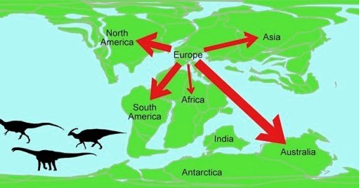 A Curious Exodus From Europe for Mesozoic Dinosaurs - Geology In