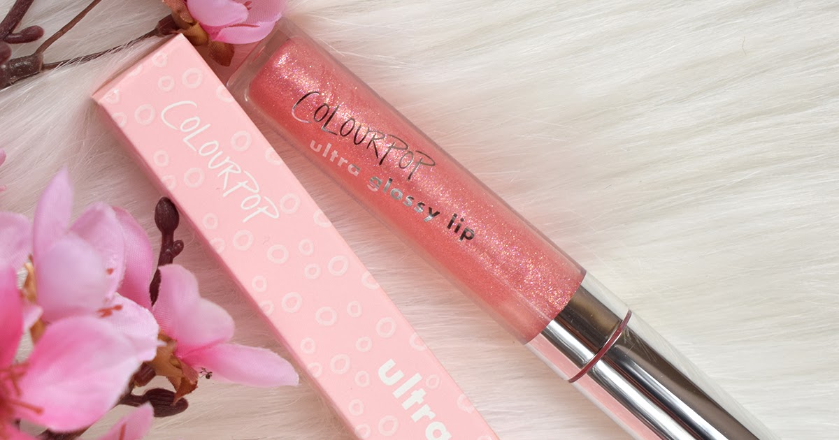 Review: Colourpop Ultra Glossy Lip - Snow Day - Adjusting Beauty
