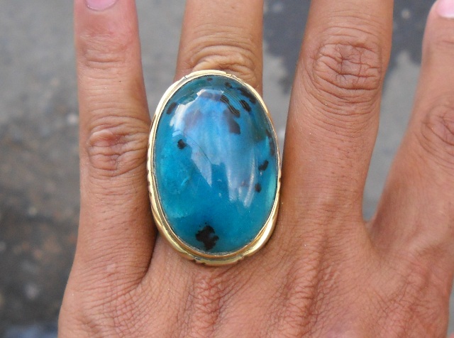 Lapak Batu Antik ( LBA ): BC43- Batu Bacan Biru..Big Size!!!_SOLD