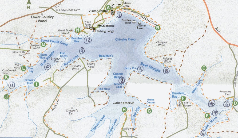 Breaking Rods: Bewl Water: Challenging Fishing