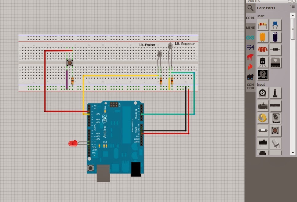 Robot Arduino: Sensor Infrarrojos