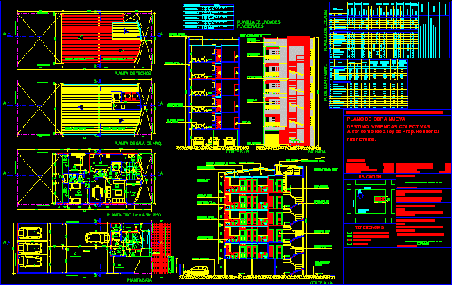 Bibliocad VIP Descargar Archivos Gratis: Proyecto edificio 5 pisos
