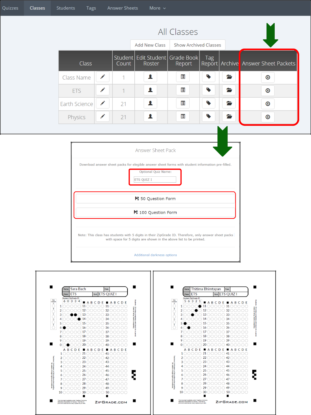 การใช้ ZipGrade ~ เทคนิคการเรียนการสอน