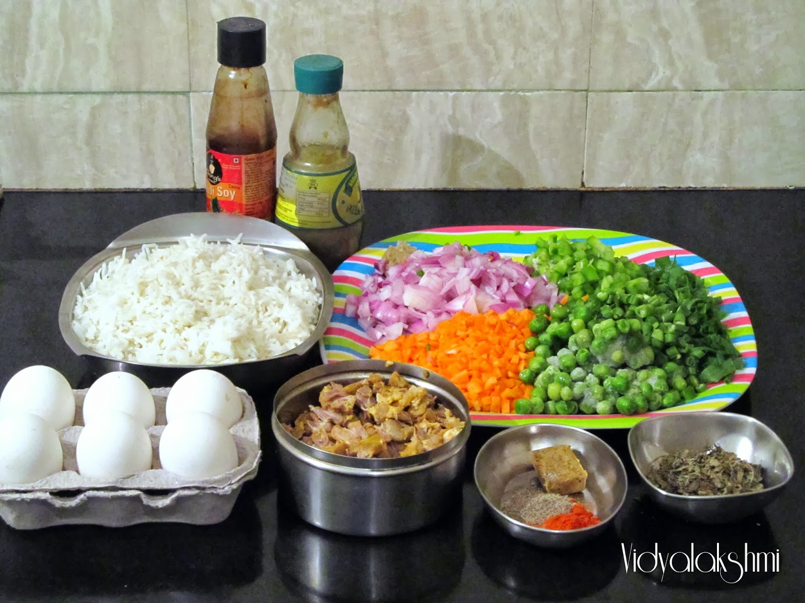 Spicy Mutton Fried Rice