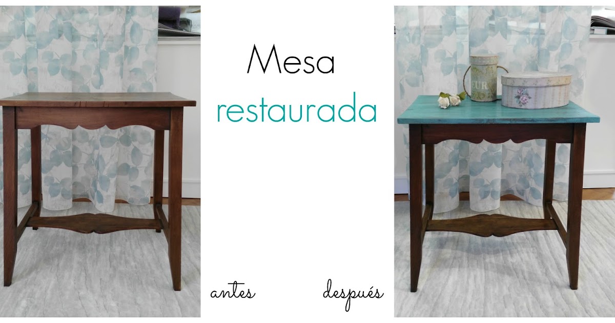 DIY: MESA VINTAGE RESTAURADA