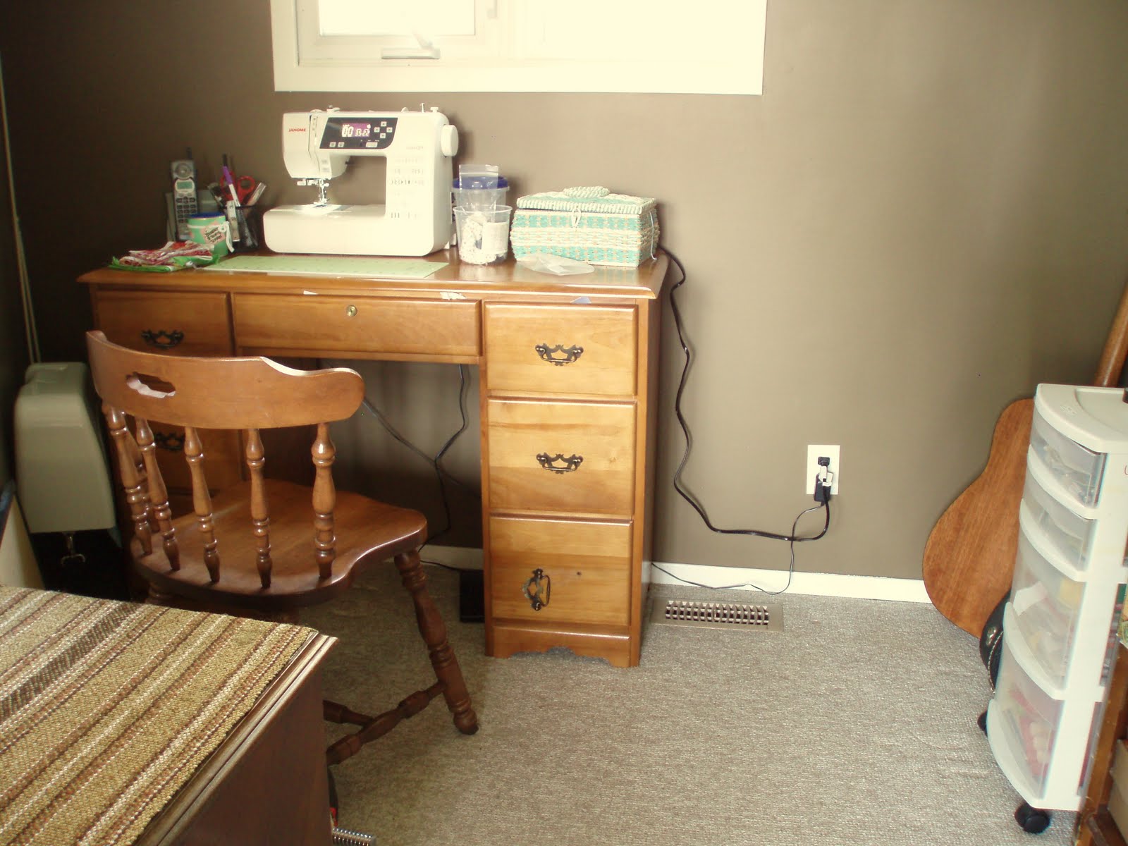 Newfoundlander at Heart: Spring Cleaning: Sewing Space