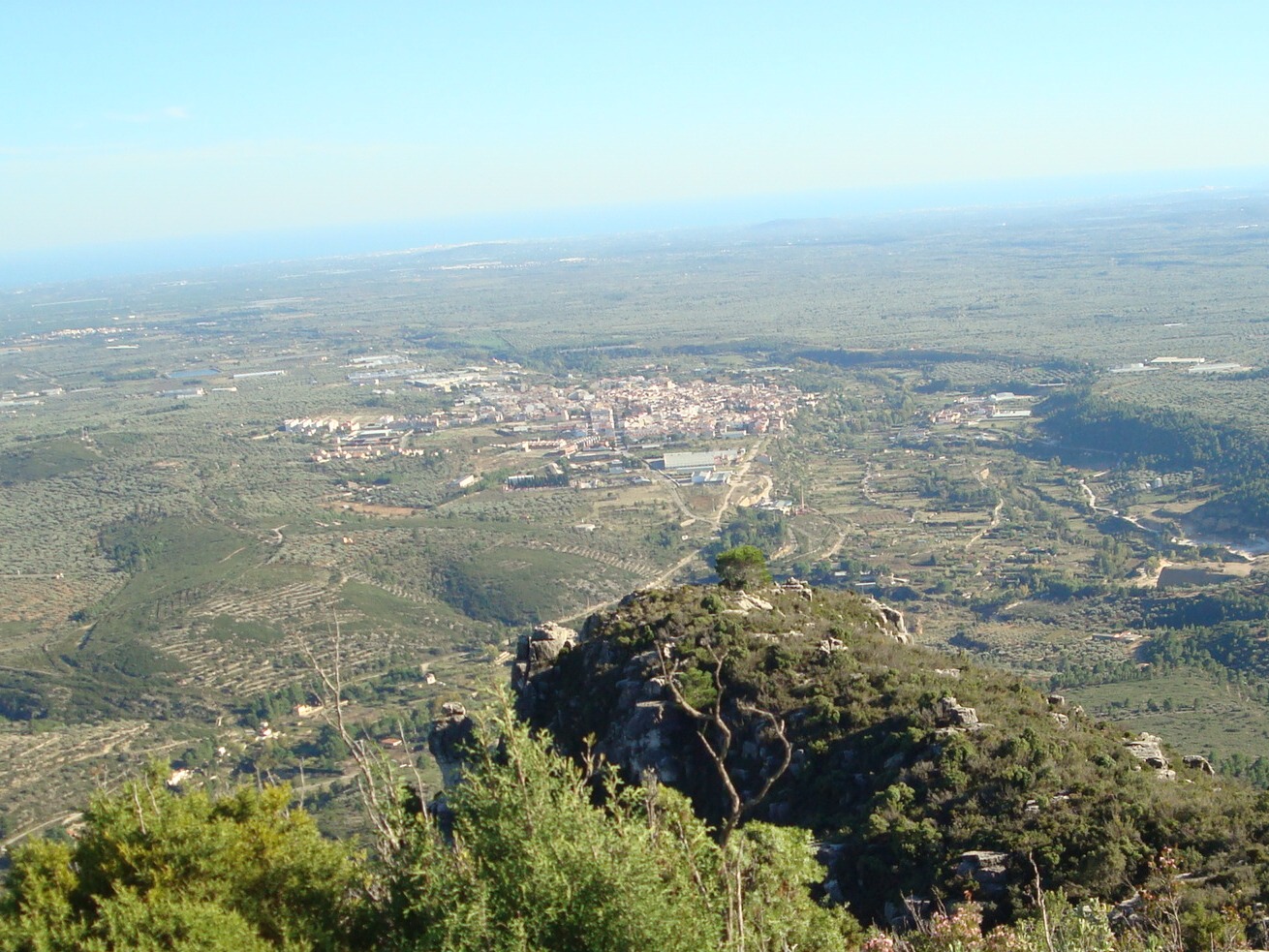 Humbert Sanz: Contemplando la Sénia... a vista de águila
