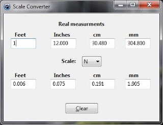 Rob's N-Scale Railway: Scale Converter