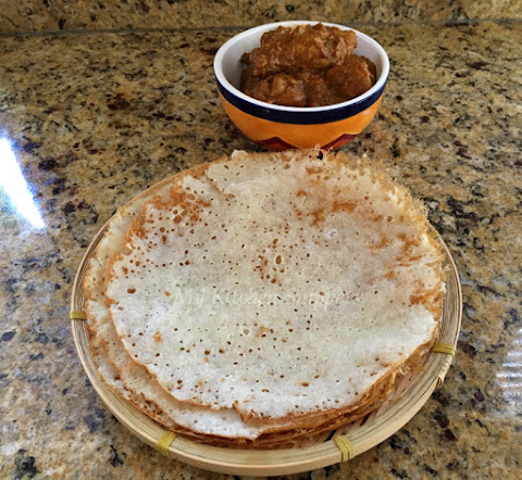 My Kitchen Snippets: Laced Rice Crepes/Appam