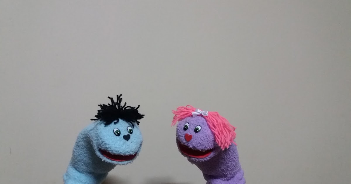 Educação e Cia.: SENHOR MINHOCO E DONA MINHOCA - Fantoche de meia