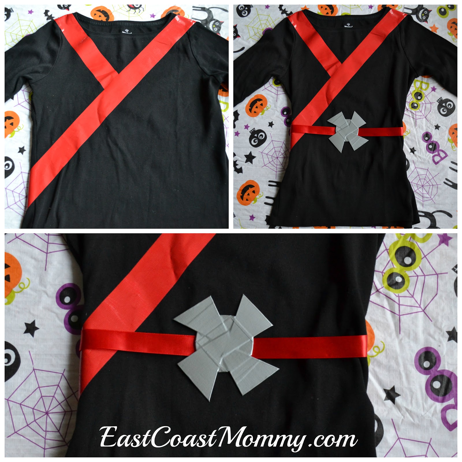 East Coast Mommy: Easy Black Ninja Costume (no sewing required)