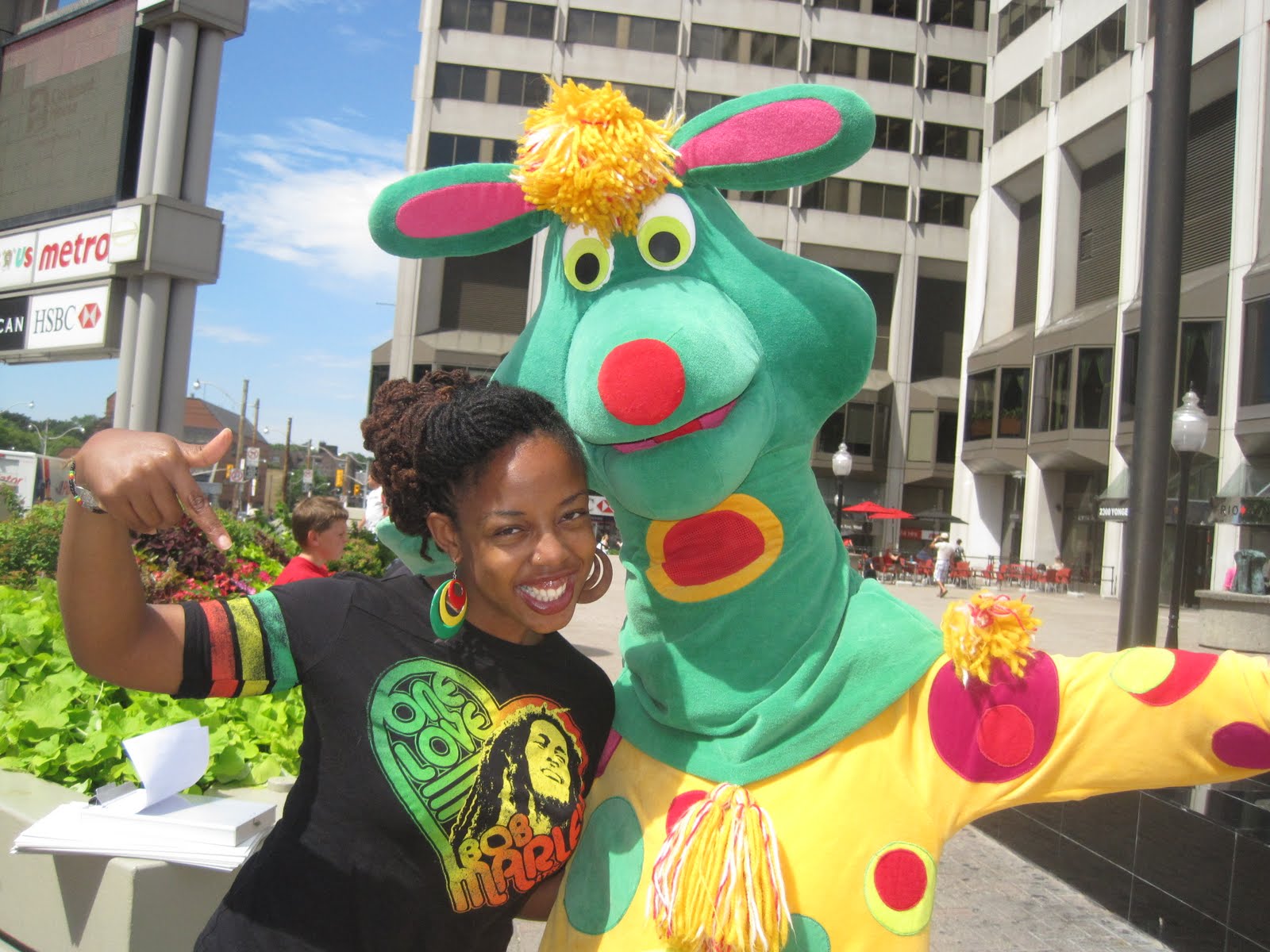 Blue Butterfly: Polkaroo? Was Here? Didn't Miss Him This Time.