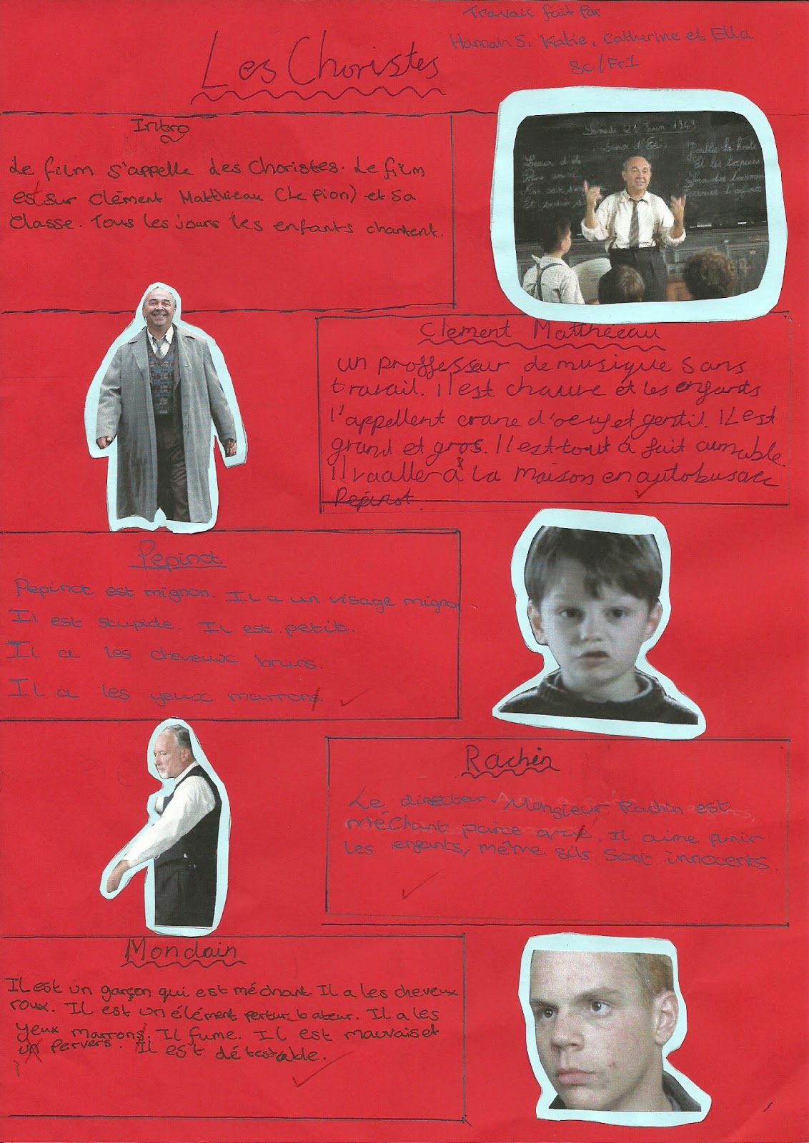MFL Tomlinscote: Les Choristes - Fantastic French Work