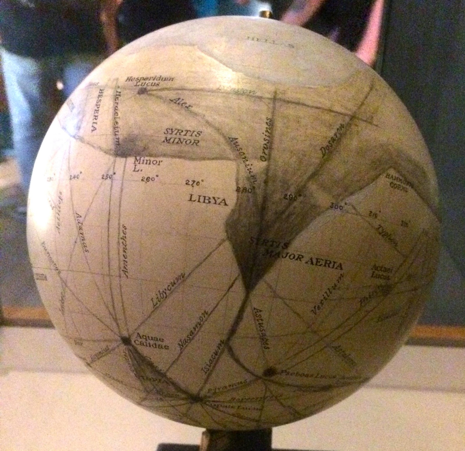 Yours in a White Wine Sauce!: Percival Lowell's Globe of Mars