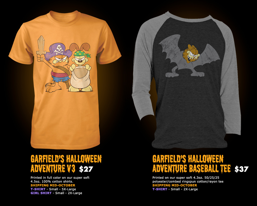 Garfield's Halloween Adventure Collection Coming From Fright-Rags!