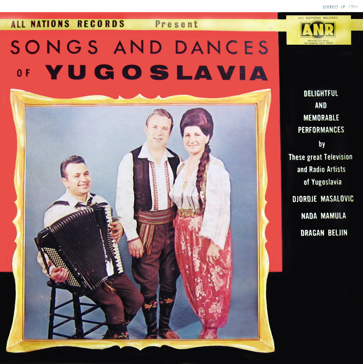MUZIKA BALKANA - BALKAN MUSIC: SONG and DANCES of YUGOSLAVIA