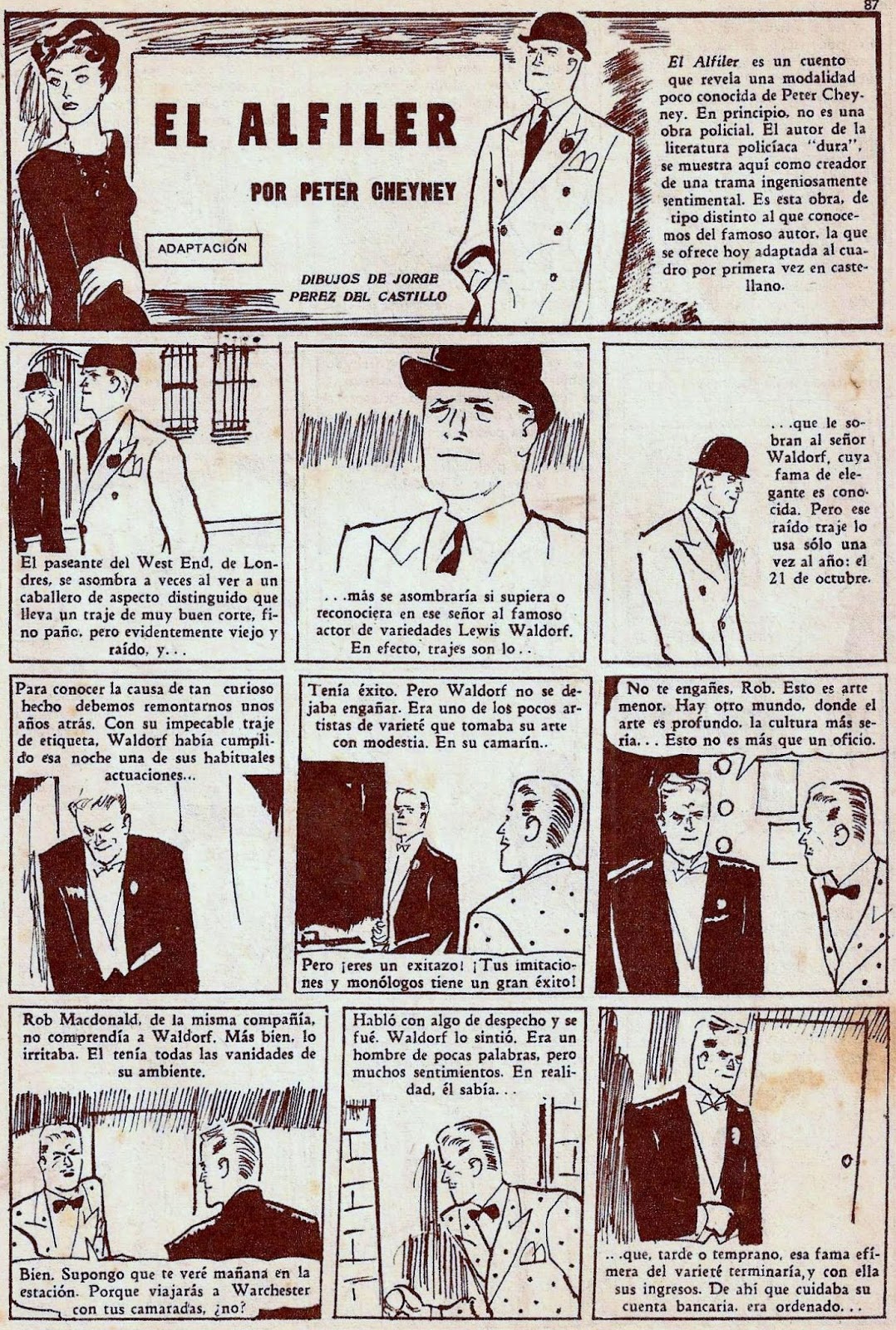 Columberos: Adaptación literaria - El alfiler