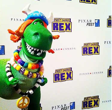 Our Custom PartySaurus Rex Red Carpet Premiere | Pixar Post