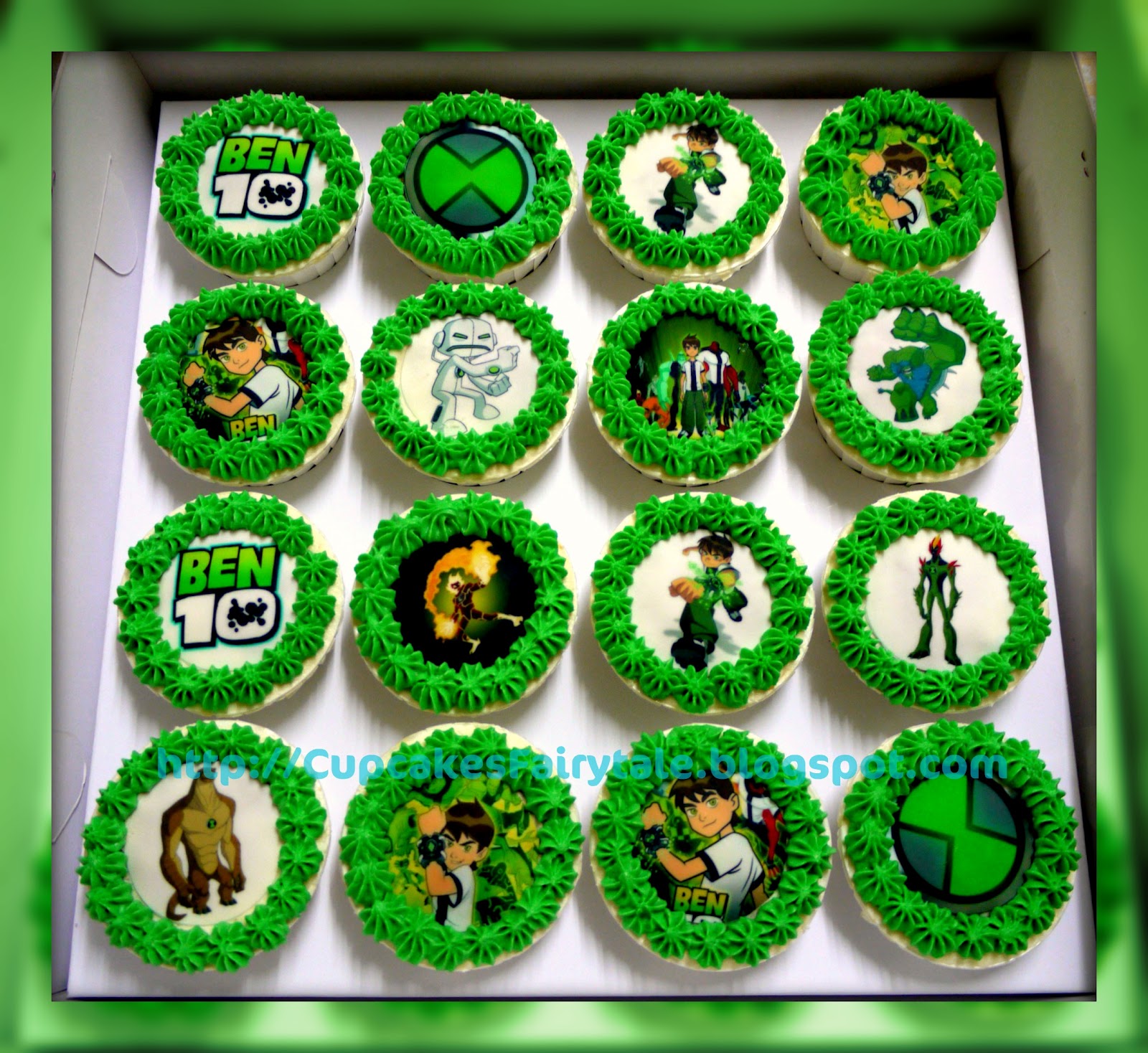 Cupcakes Fairytale: WINKY'S BEN 10 CUPCAKES