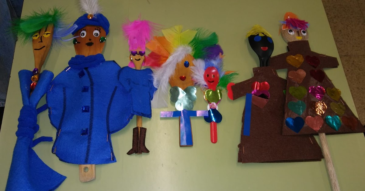 TÍTERES CON MATERIAL DE RECICLADO