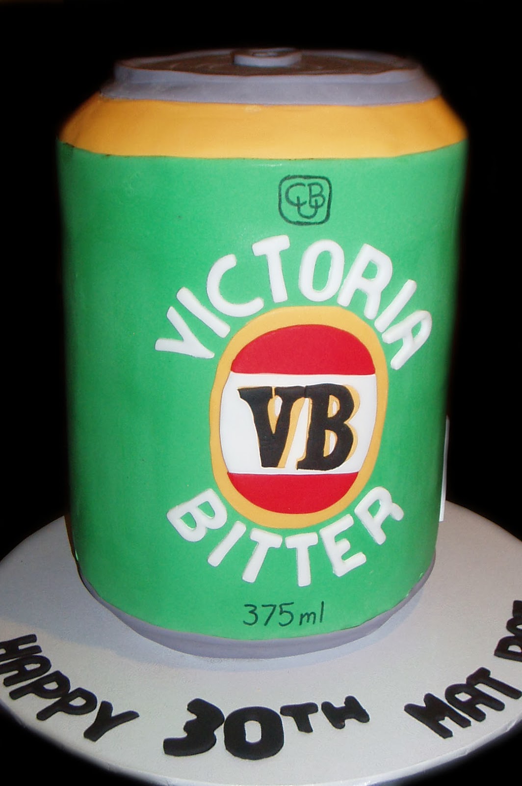 Nada's cakes: 3D VB Can Birthday Cake - by Nada's Cakes Canberra