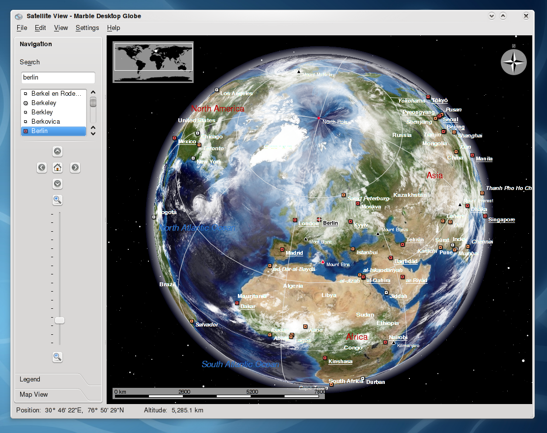 FTL GIS: Marble (3D globe) - Globo Virtual Aberto para o Ensino Geográfico