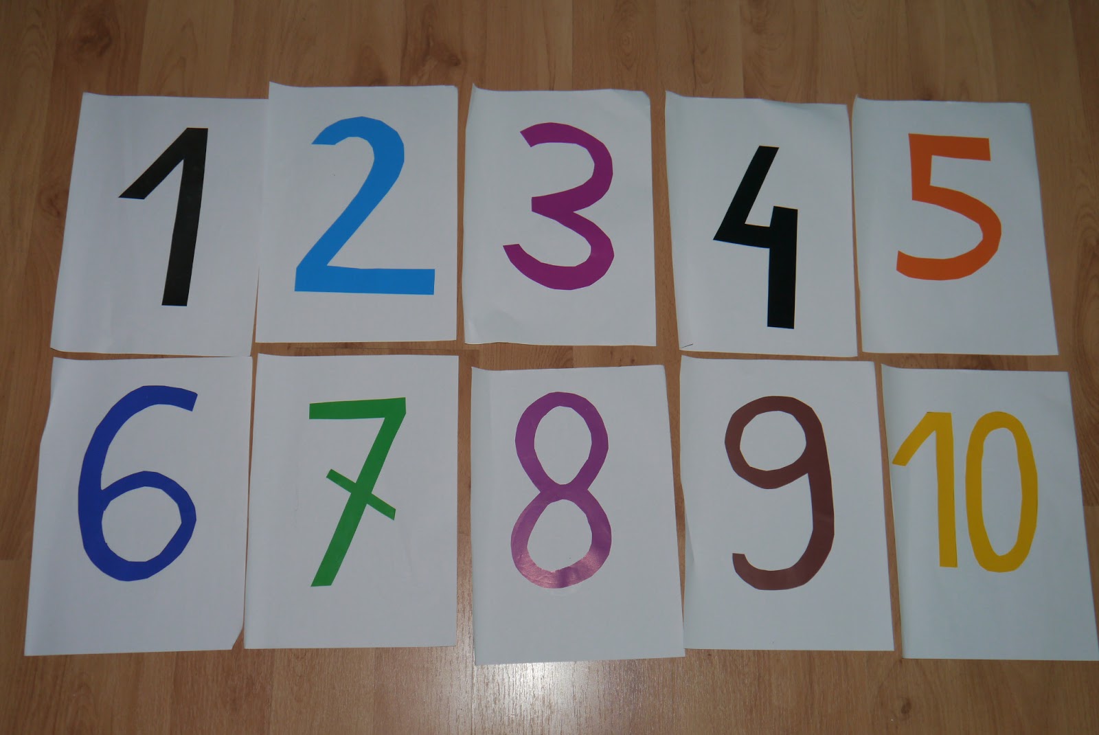 Nauka cyferek - Moje Dzieci Kreatywnie