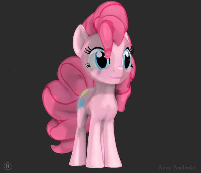 Pinkie Pie Fan Club!: Pinkie Pie 3D Model