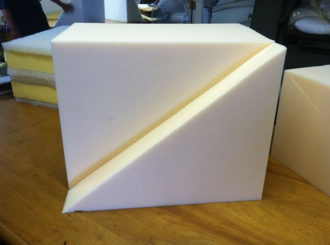 CUSHION WORKS: Recipe for Wedge Shaped Foam