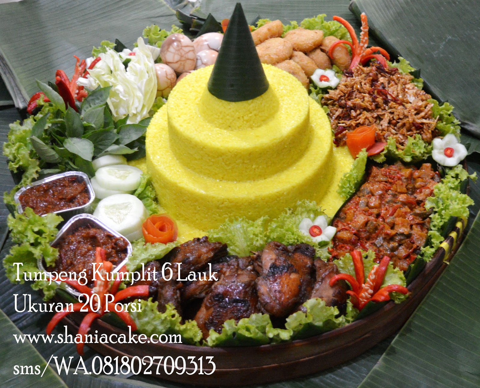 [Tumpeng Jogja] Tumpeng Kumplit 20 Porsi Mba Amelia Jogja | Home Made ...