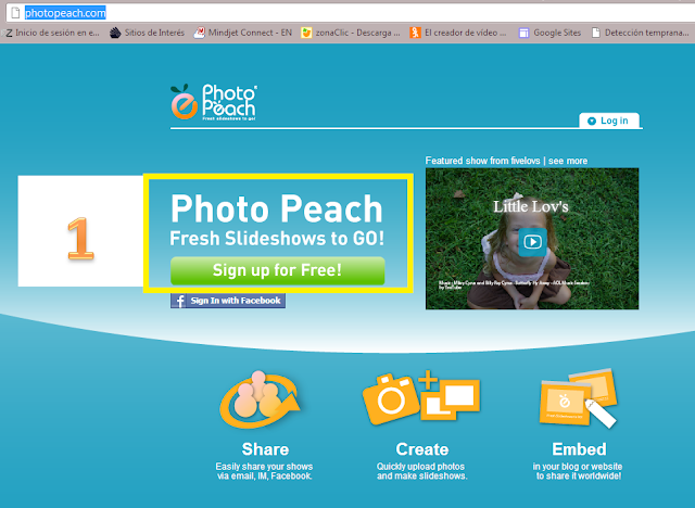 Blogs interactivos con herramientas digitales: Tutorial de Photopeach