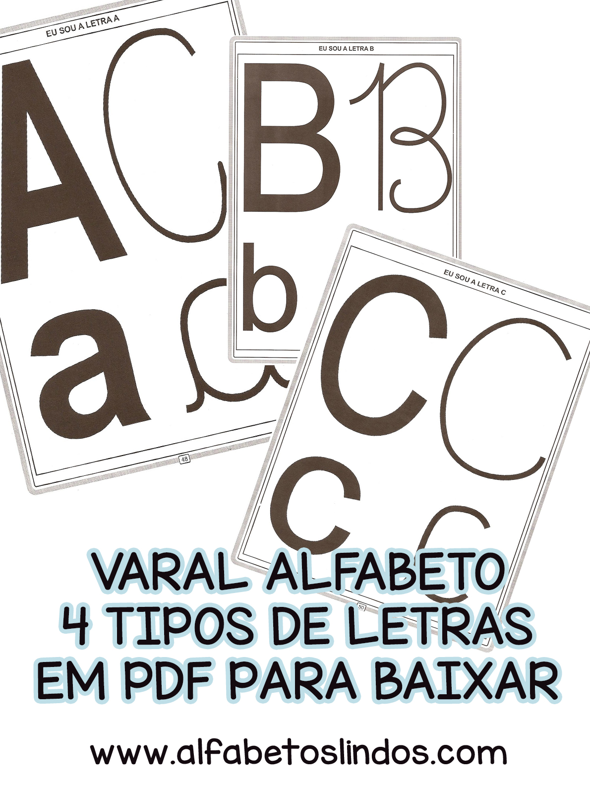 Alfabeto 4 Tipos De Letras - NAZAEDU