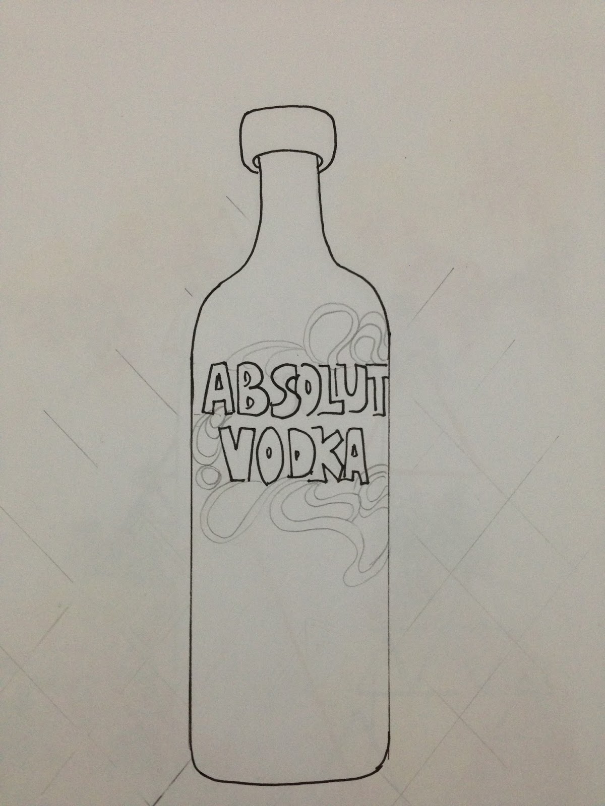 Evelyn 's design: Absolut Vodka