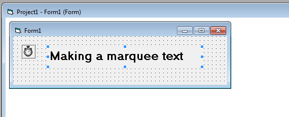 Marquee Text Using Visual Basic 60 Katroxs Blog Computer Articles Knowledge Articles