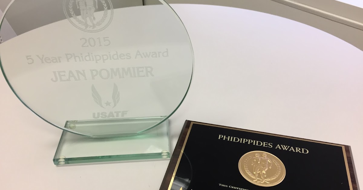 Running, my second job and passion...: USATF Phidippides award: Rated M ...