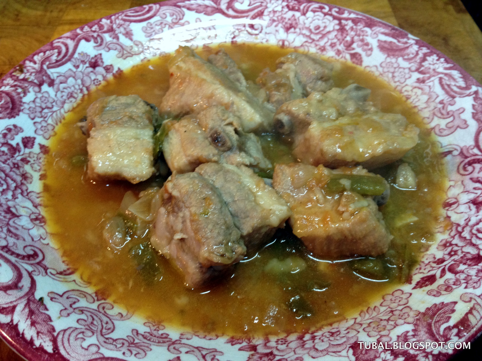 TUBAL: GUISO DE COSTILLA DE COCHINO