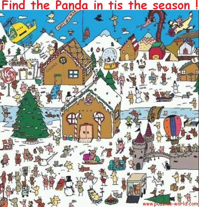 Can you Find the Panda ? | Puzzles World