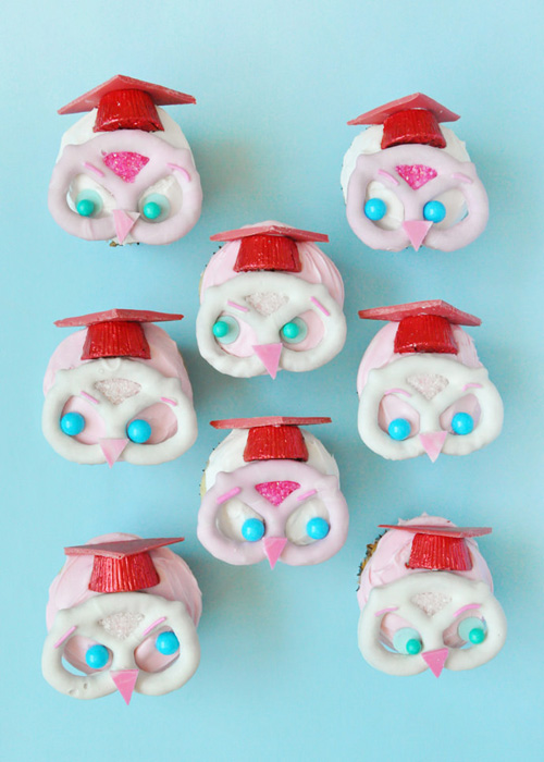 My Owl Barn: Graduation Owl Cupcakes