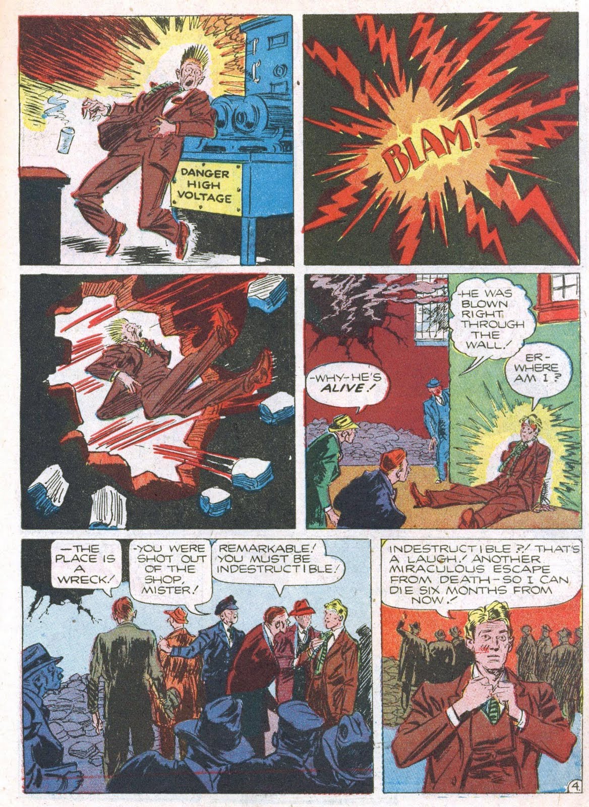 Four-Color Shadows: Atomic Man-Charles Voight-1945