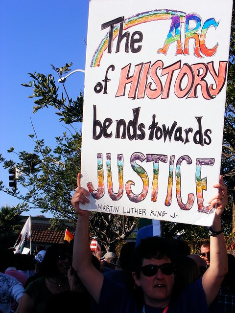 An Inch At A Time: Reflections on the Journey: Remember that "arc of ...