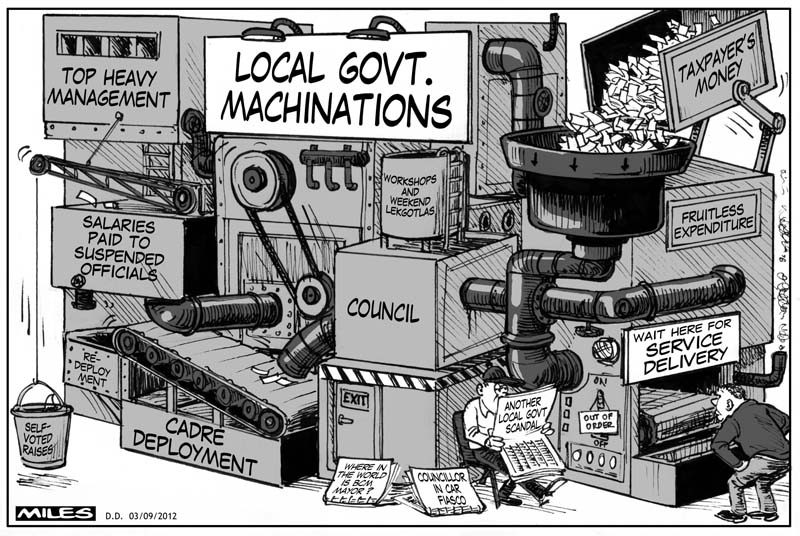 Cartoons by Miles: Machinations