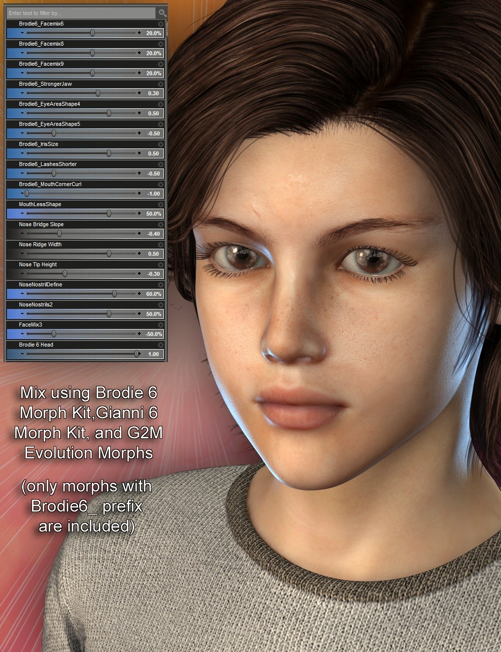 Daz 3D Morphs Free _ Morphs and Shapes – Brezelbruder