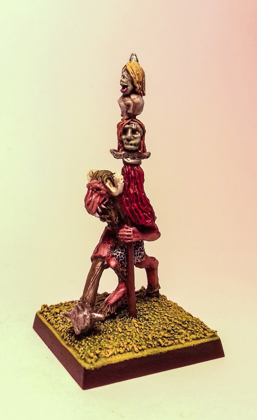 THE WORK OF SHAITAN: Chaos Beastmen/Broo Unit Underway!